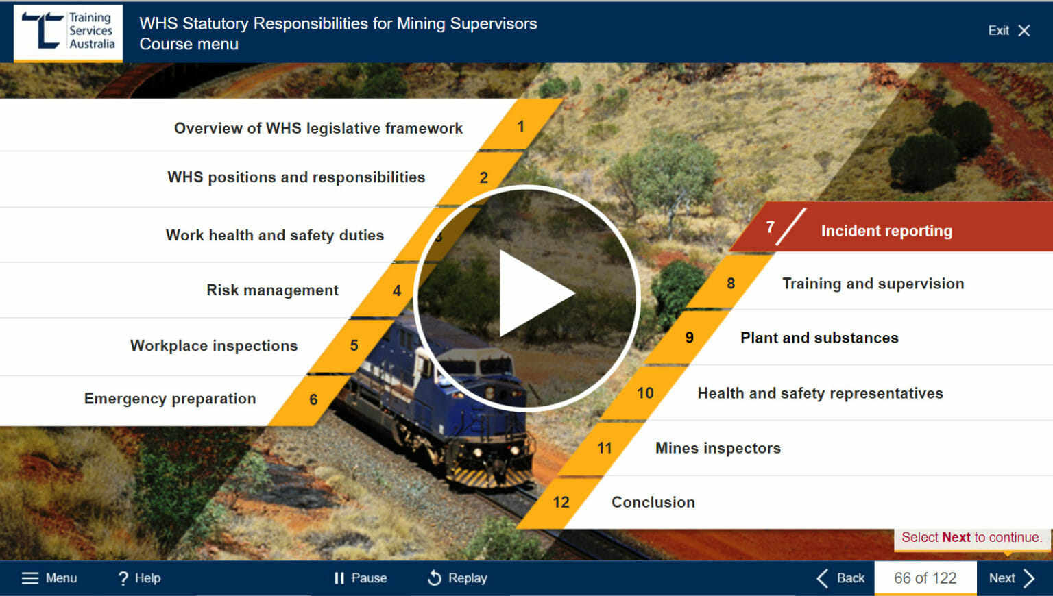 WHS Statutory Responsibilities for Mining Supervisors (Replaces S44)